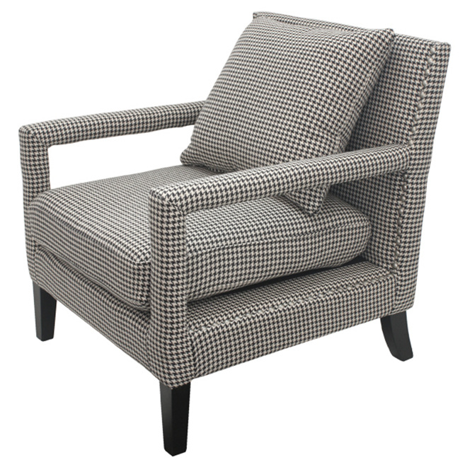 Soho Armchair Houndstooth